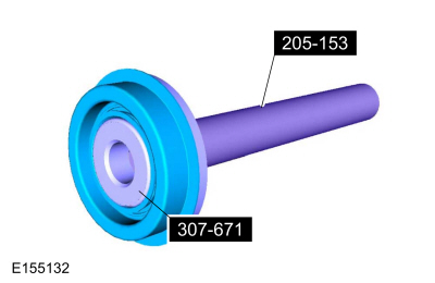Special Tool(s) : 205-153 (T80T-4000-W) Handle , 307-671 Installer ...